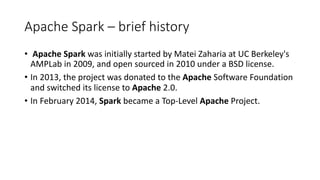 Apache Spark - A High Level overview | PPT
