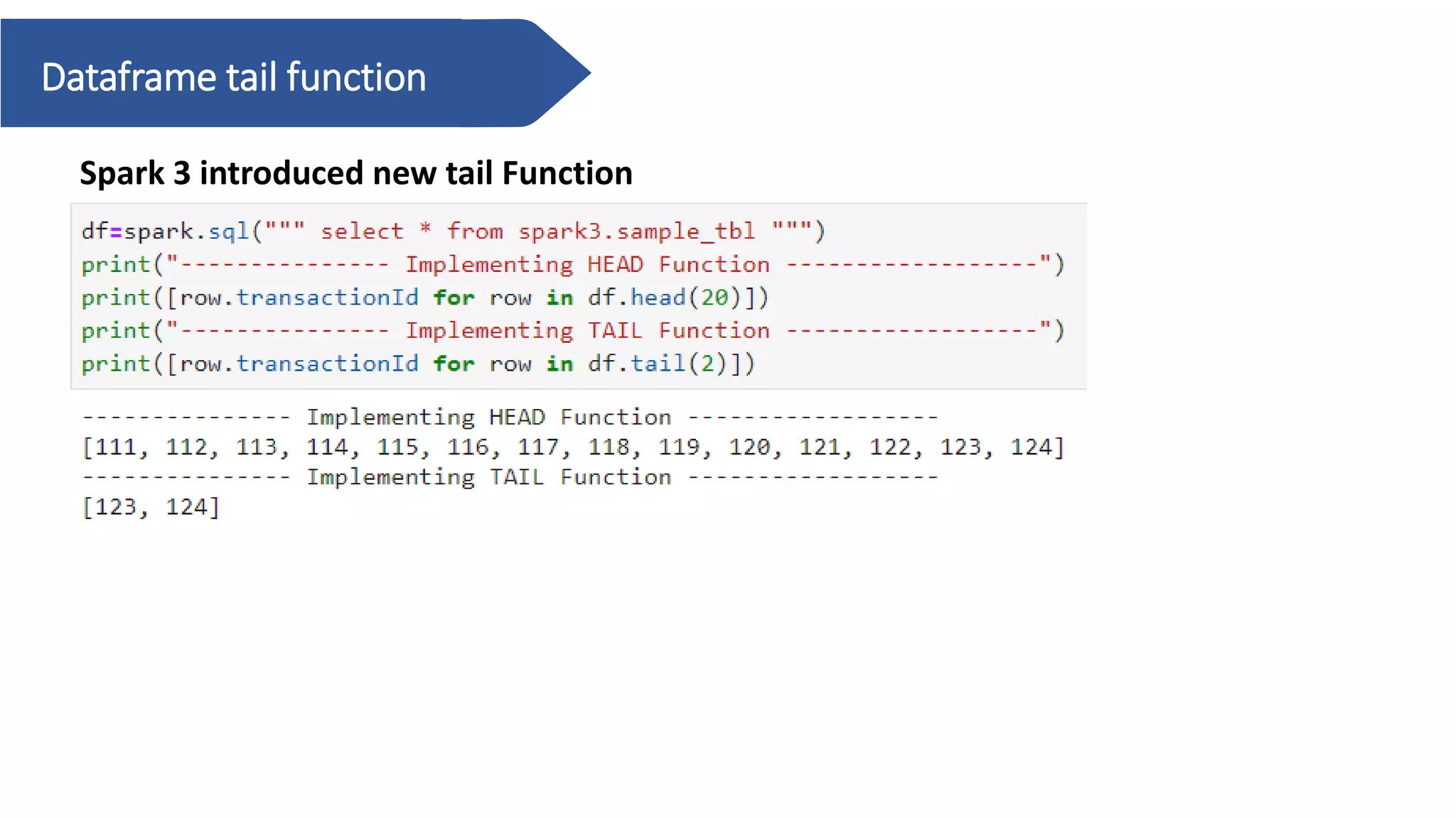 What's New in Apache Spark 3.0 !! | PPT
