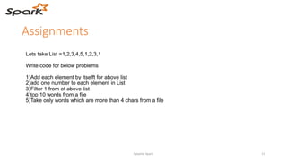 Apache spark basics | PPT