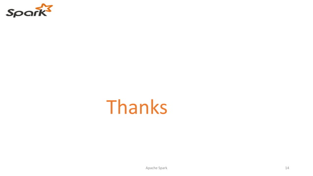 Apache spark basics | PPT