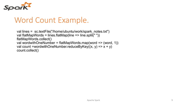 Apache spark basics | PPT
