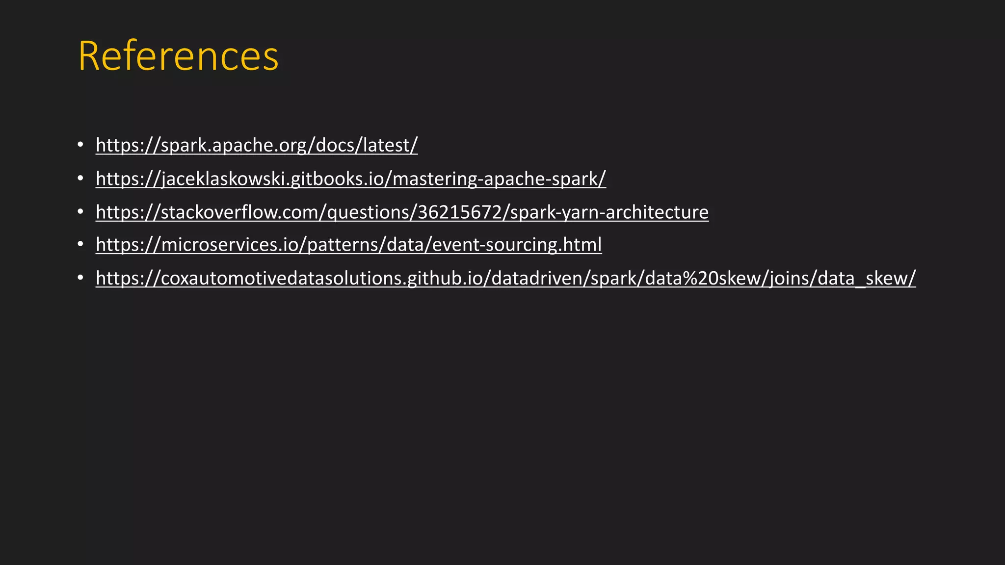 Apache Spark Best Practices Meetup Talk | PDF