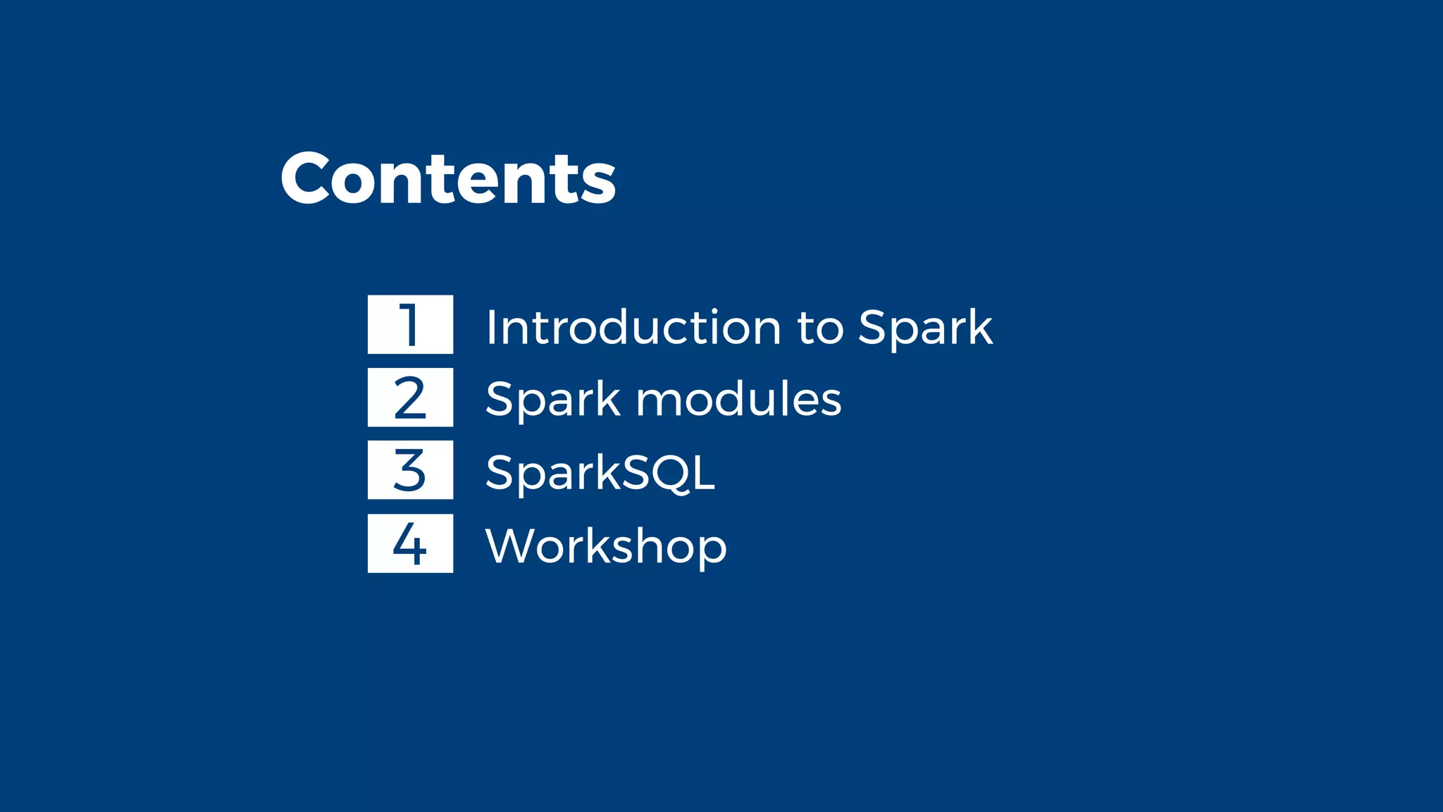 Apache Spark II (SparkSQL) | PPT Apache Spark II (SparkSQL) | PPT