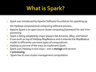 Apache spark installation [autosaved] | PPT
