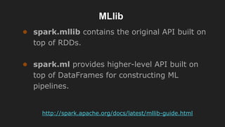 Apache Spark & MLlib | PPT