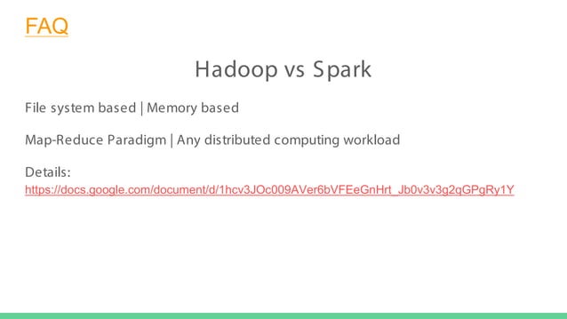 Apache spark presentation | PPT