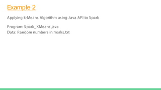 Apache spark presentation | PDF
