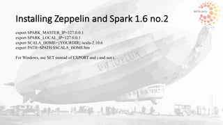 Apache Spark 1.6 with Zeppelin - Transformations and Actions on RDDs ...