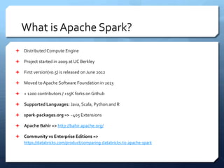 Apache Spark Fundamentals Training | PPT