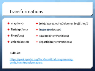 Apache Spark Fundamentals Training | PPT