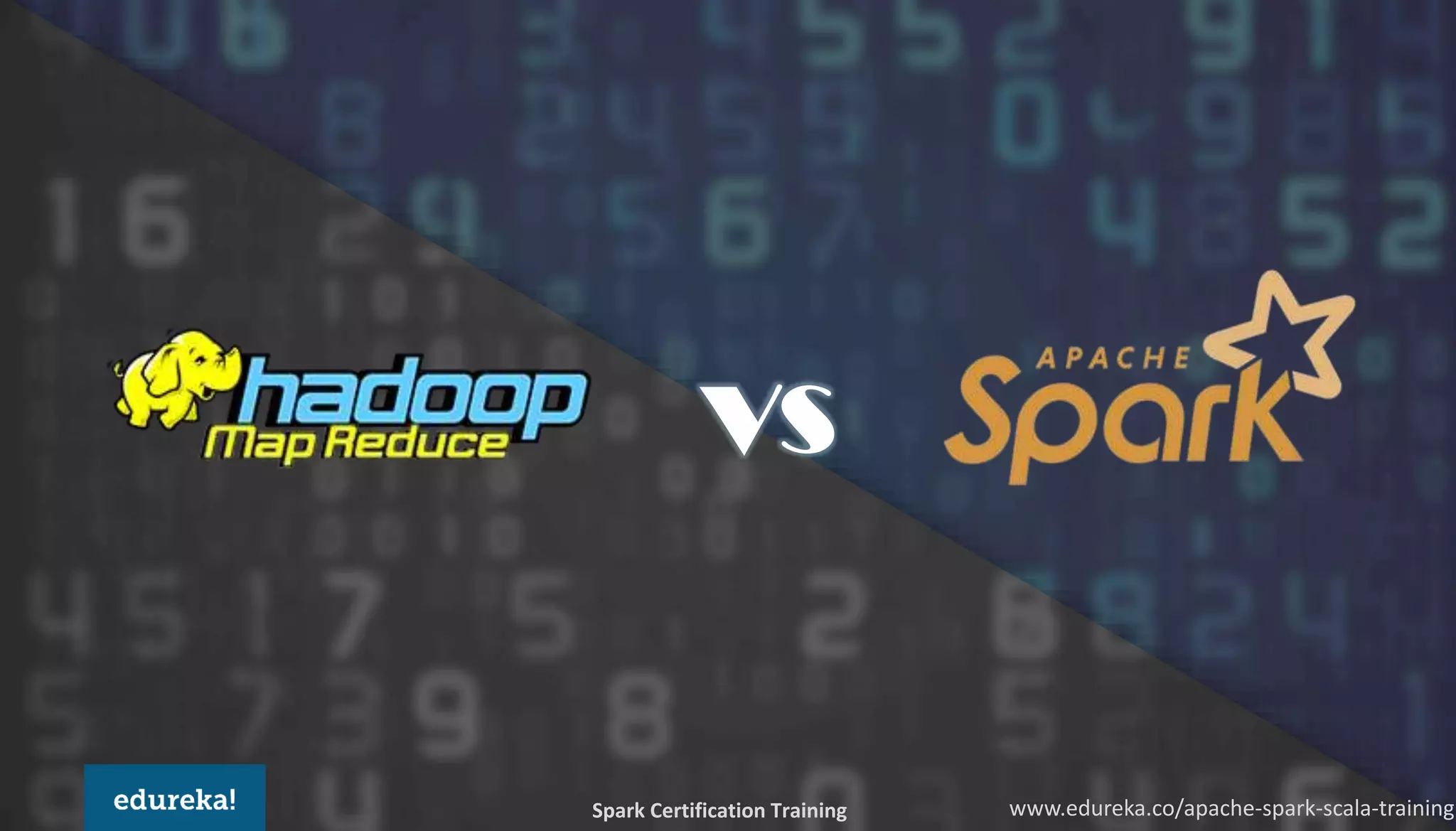 Hadoop MapReduce vs Spark | Hadoop Tutorial For Beginners | Hadoop ... Hadoop MapReduce vs Spark | Hadoop Tutorial For Beginners | Hadoop ...