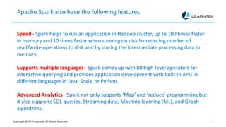 Apache spark with java 8 | PPT
