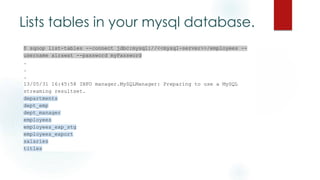 Apache sqoop with an use case | PPTX