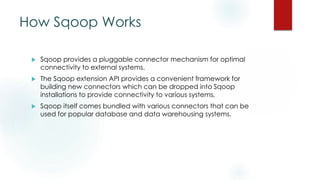 Apache sqoop with an use case | PPTX