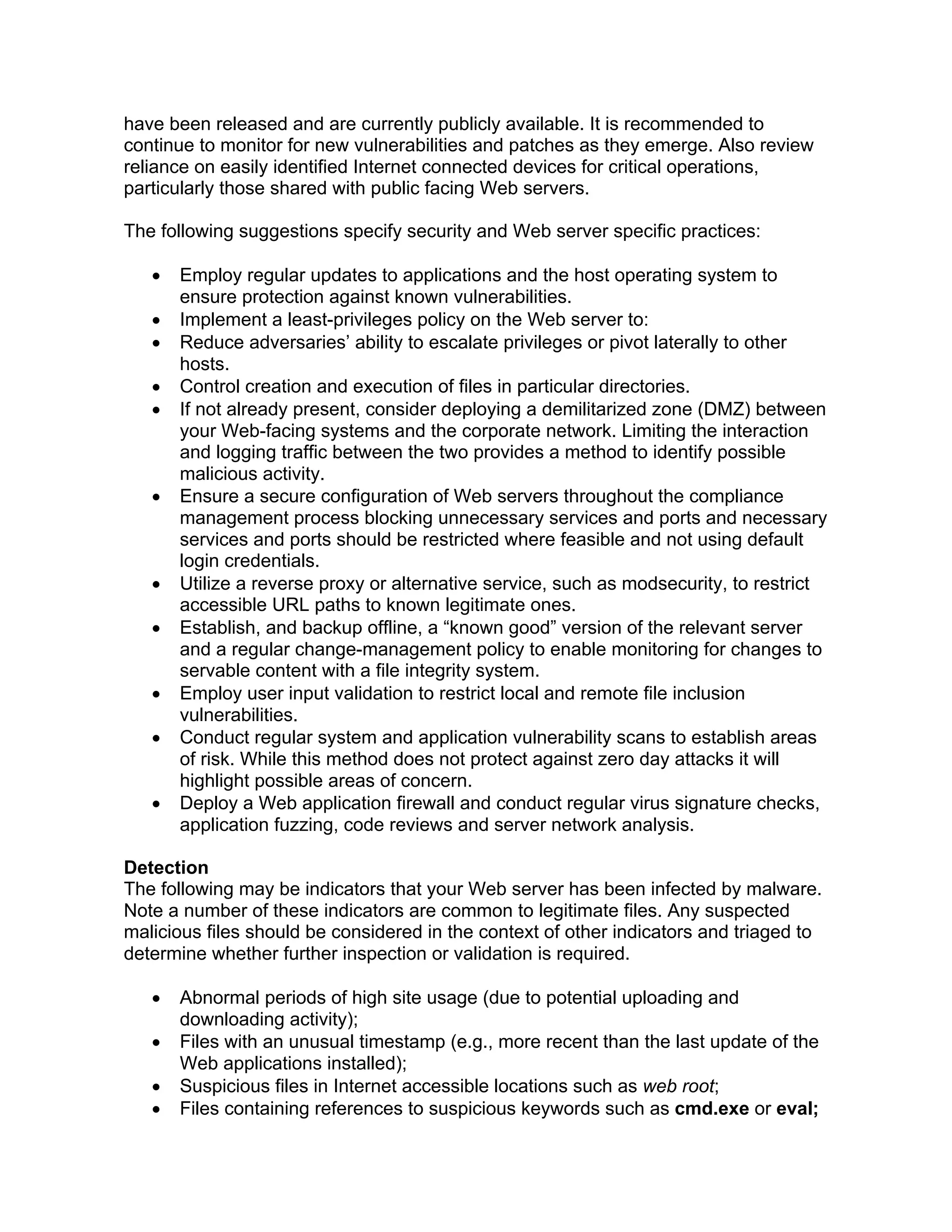 Apache struts vulnerabilities compromise corporate web servers | PDF