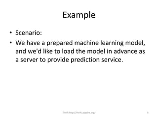 Apache thrift-RPC service cross languages | PPT
