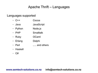 An introduction to Apache Thrift | ODP