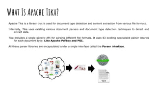 Apache tika | PPTX | Web Design and HTML | Internet