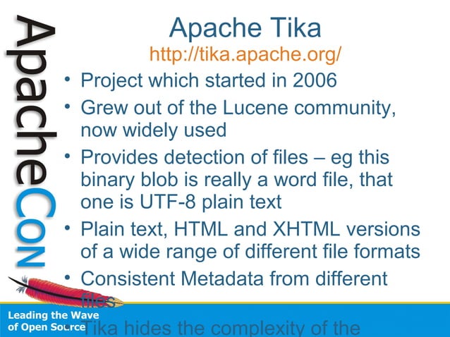 Apache Tika end-to-end | PPT