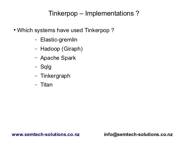 An Introduction To Apache Tinkerpop