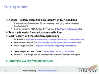Building SOA solutions with Apache Tuscany | PPT