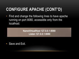 Nginx as a Revers Proxy for Apache on Ubuntu | PPT