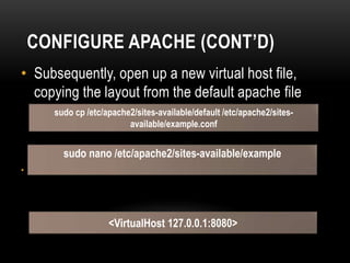 Nginx as a Revers Proxy for Apache on Ubuntu | PPT