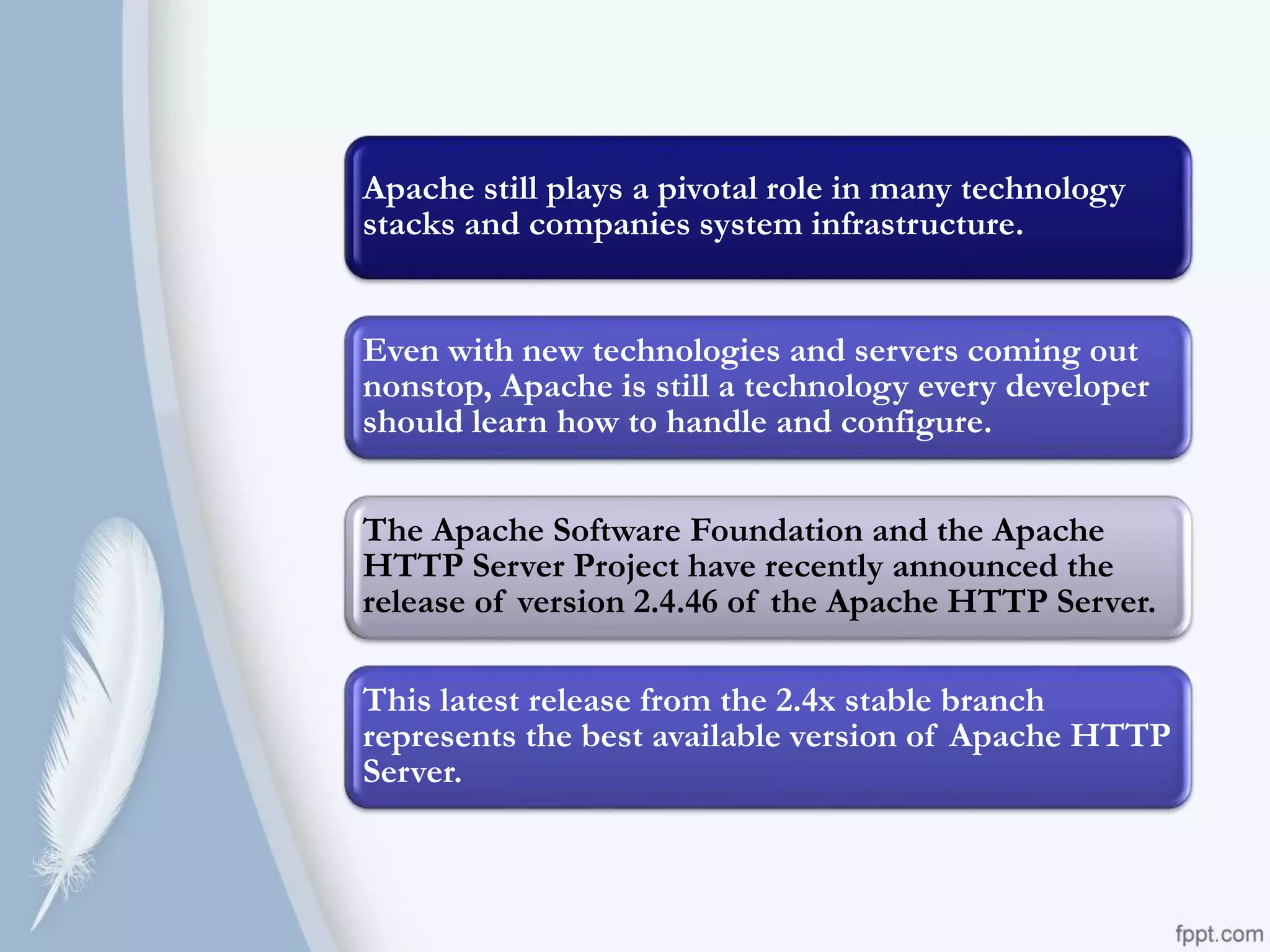 Apache web server | PPTX