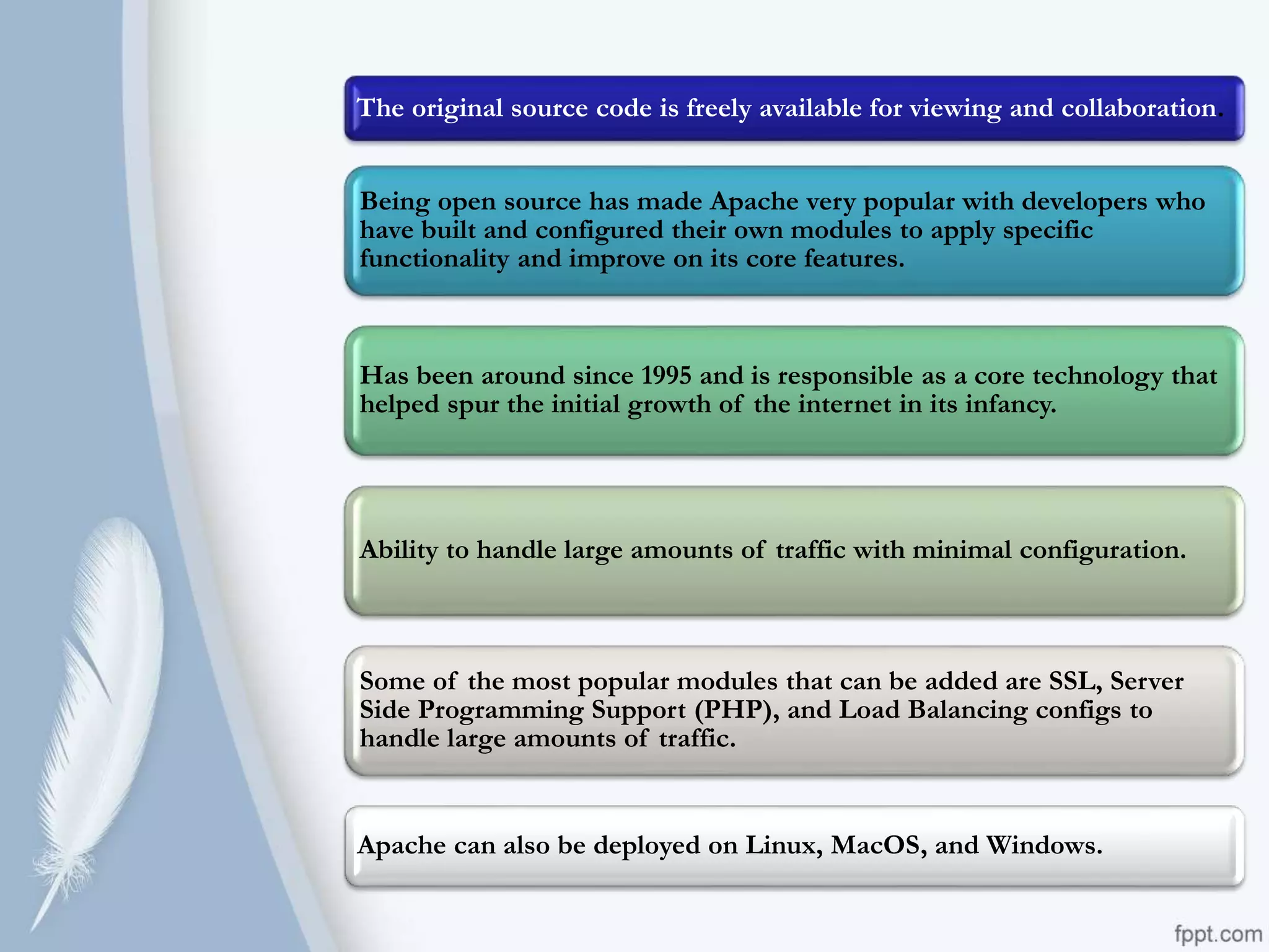 Apache web server | PPTX