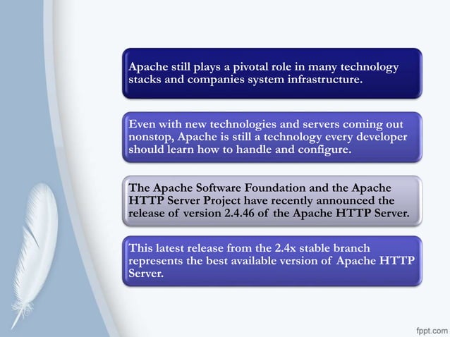 Apache web server | PPTX