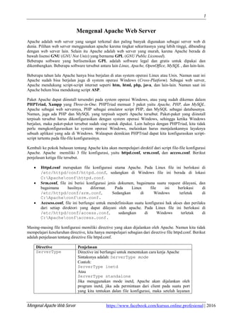 Apache web server 1 | PDF