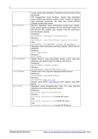 Apache web server 1 | PDF