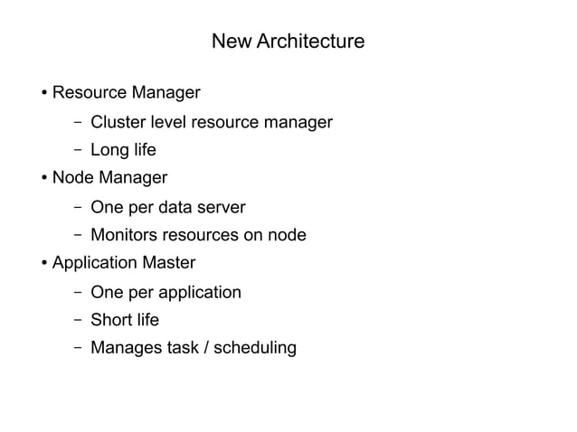 An Introduction To Apache Hadoop Yarn Ppt