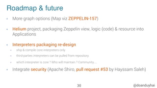 Apache zeppelin, the missing component for the big data ecosystem | PDF
