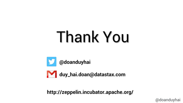 Apache Zeppelin The Missing Component For The Big Data Ecosystem Pdf