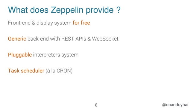 Apache Zeppelin The Missing Component For The Big Data Ecosystem Pdf