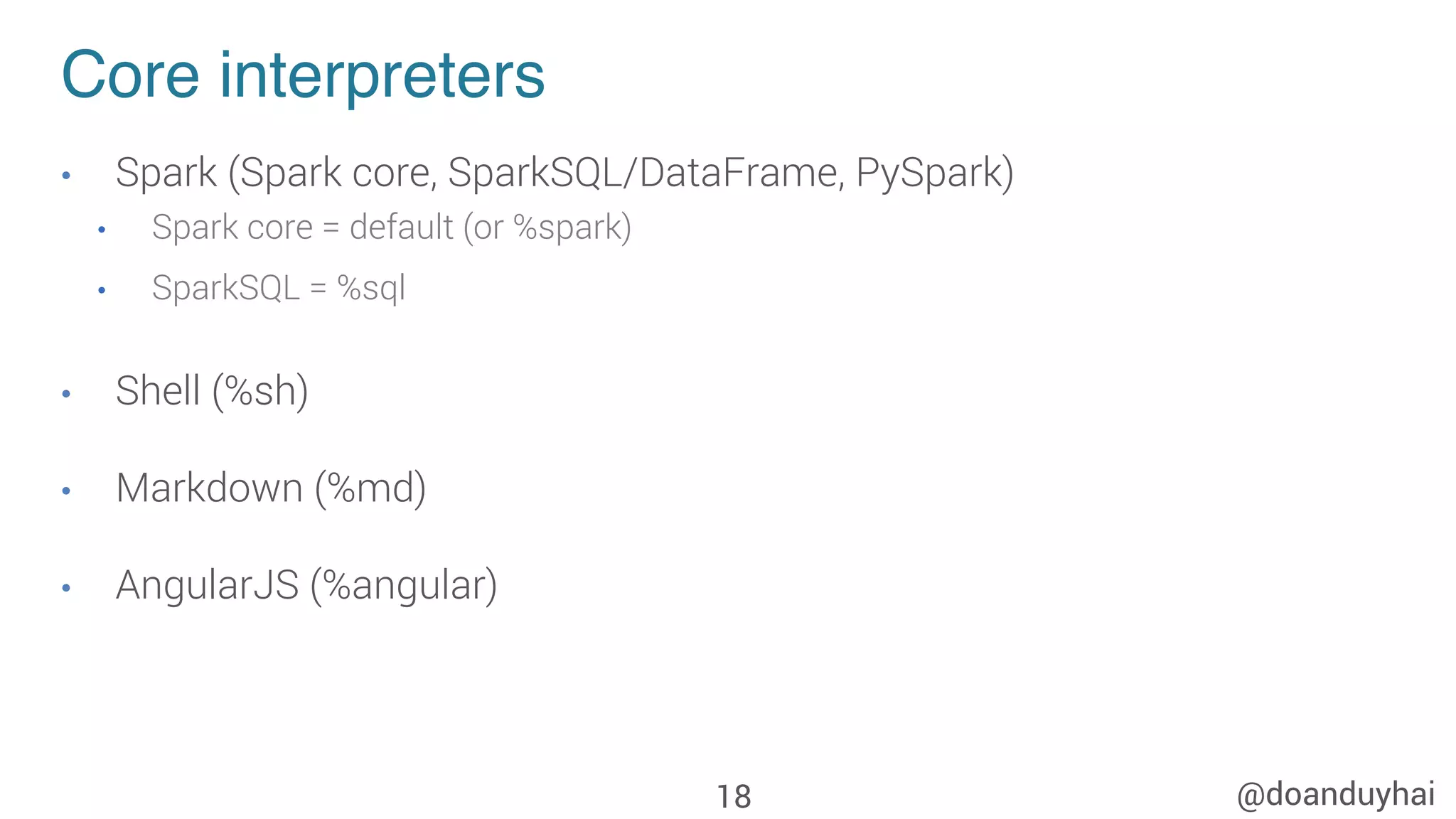 Apache Zeppelin The Missing Component For The Big Data Ecosystem Ppt