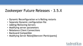 Meetup on Apache Zookeeper | PPT