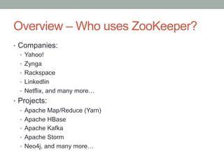 Apache Zookeeper | PDF