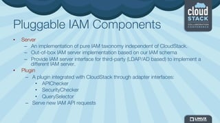 CloudStack Identity and Access Management (IAM) | PDF