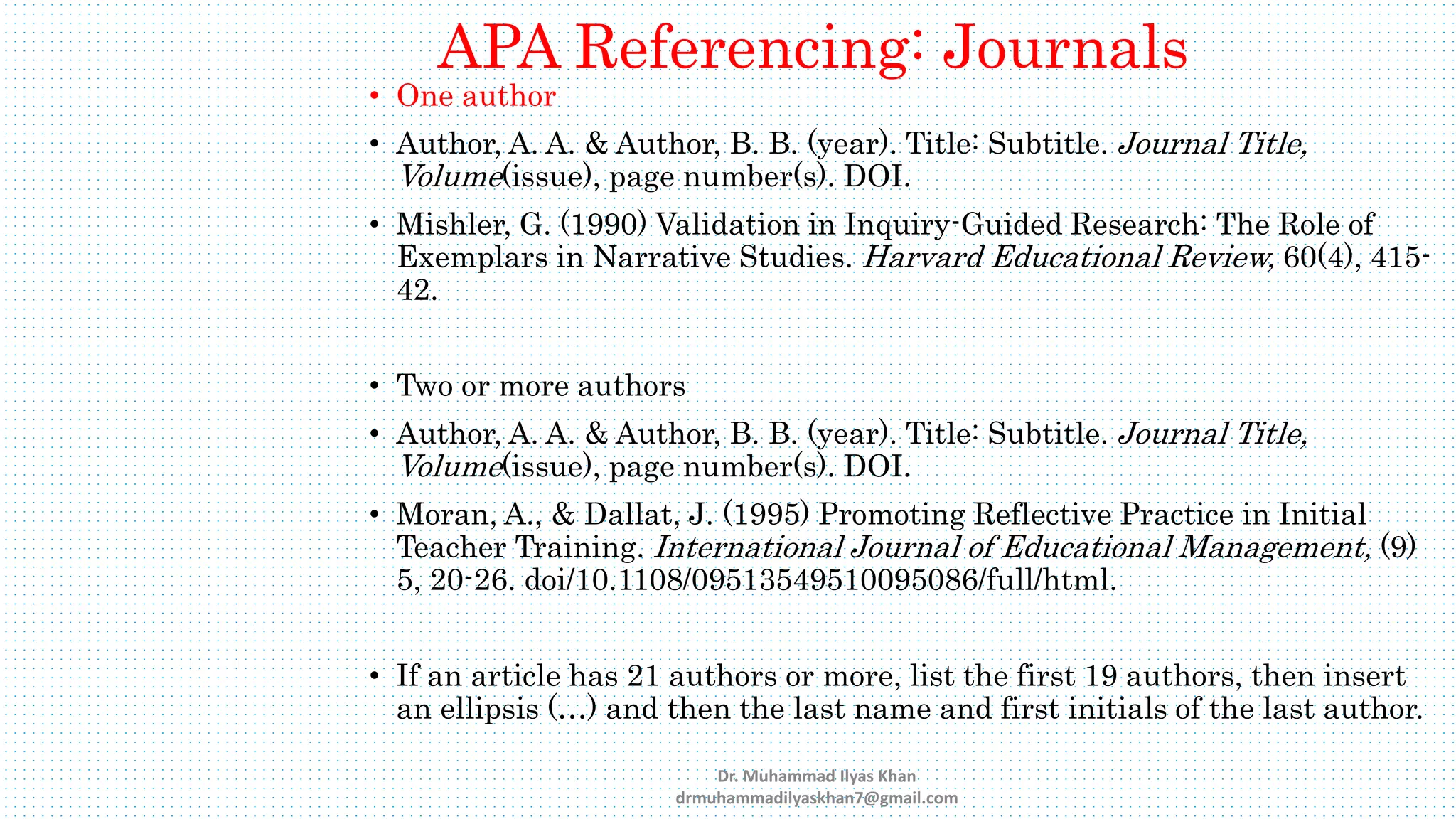 Apa citation and referencing | PPTX