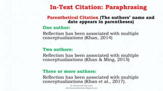 Apa citation and referencing | PPTX