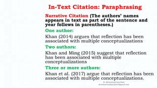 Apa citation and referencing | PPTX