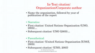 Apa citation and referencing | PPTX