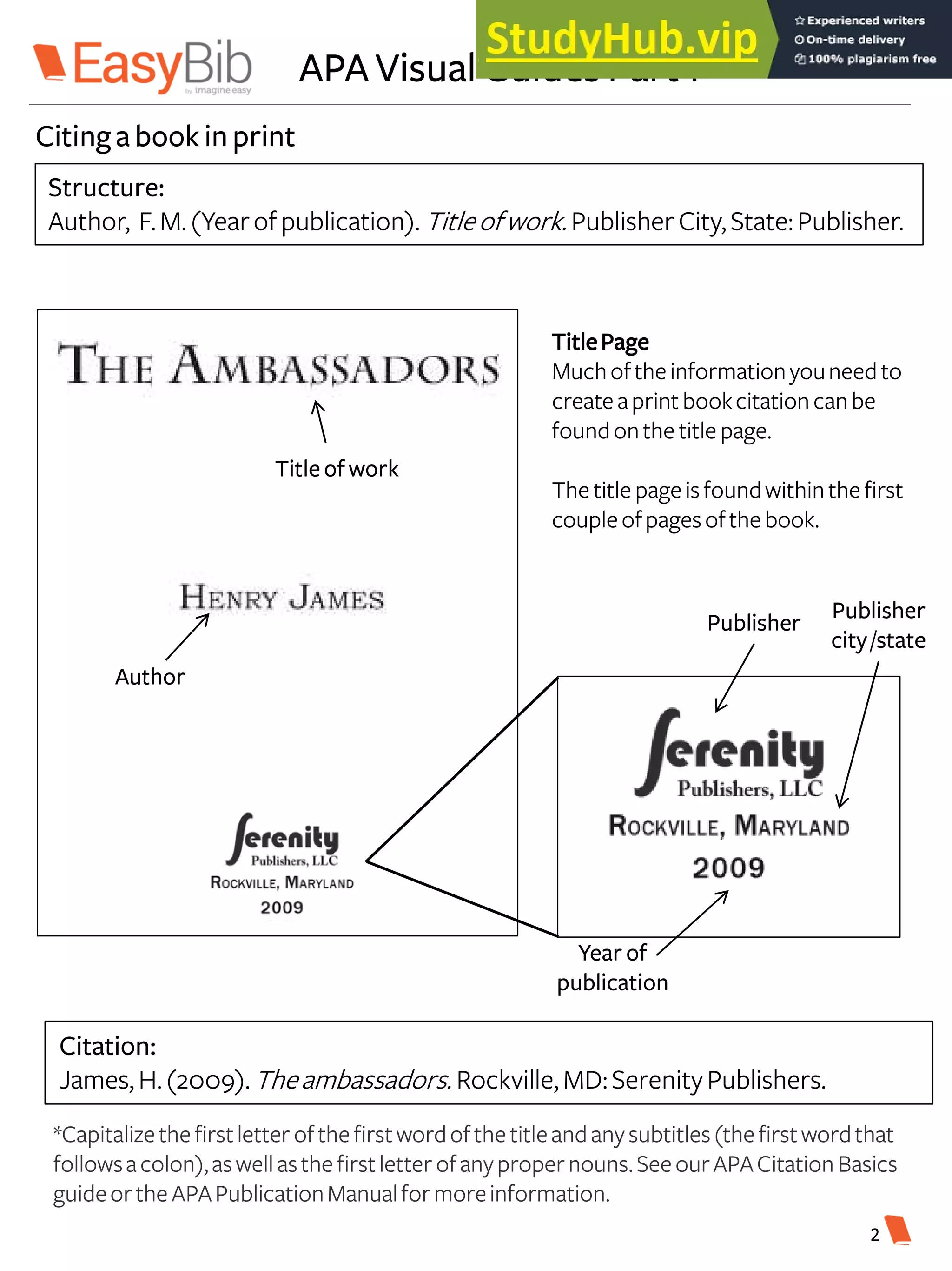 APA Citation Basics 6 Th Edition | PDF