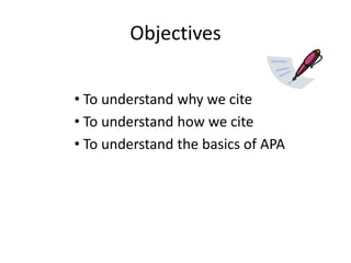 Cite it Right! | PPTX