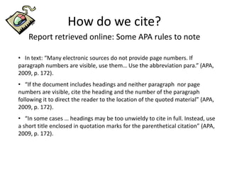 Cite it Right! | PPTX