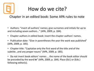 Cite it Right! | PPT