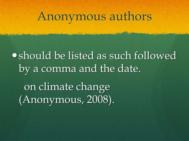 APA citation format | PPTX