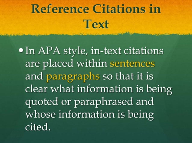 APA citation format | PPTX